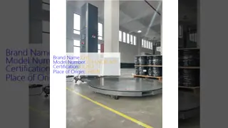 Automatic Pallet Wrapping Machine PLC Controlled Solution