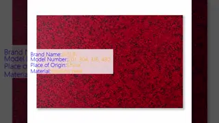 Red Granite Texture Stainless Steel Decorative Sheet