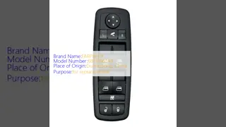 Fix Your RAM Window Switch FARPREEY 68110867AB Replacement