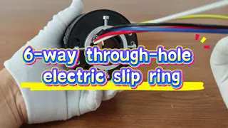 6-channel 20-hole electric slip ring