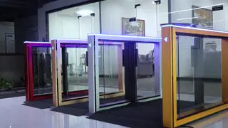LA3217 See Why Choose Automatic Steel Electronic Turnstile Secure Swing Barrier Gate