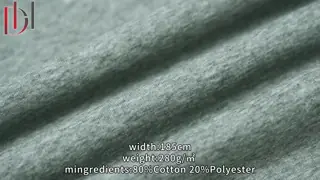 Premium Cotton Polyester Hoodie Fabric for Custom Apparel