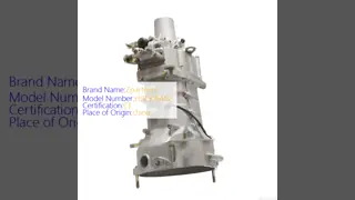 Chevrolet Spark Manual Transmission Assembly OEM Replacement
