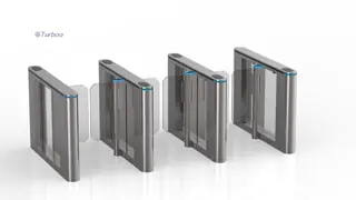 See Why Choose B302C Automatic Swing Pedestrian Barrier Gate for Hotels Gym Office School