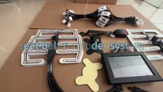 bus seat belt reminder system