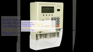 STE18 B Split Prepaid Electricity Meter STS Certified