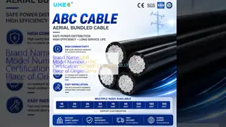 High Toughness XLPE Aerial Bundled Cable for Power Networks