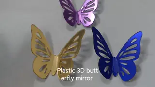 Butterfly Mirror Wall Decoration