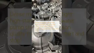 Precision Ductile Iron Water Pump Shells High Strength