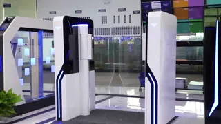 Introduce EF3213 Smart Canteen Swing Gate Turnstile Hotel Restaurant Swing Barrier Gate For You