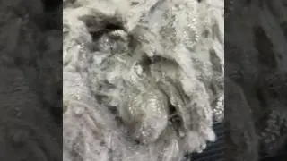 4080 Bicomponent Grey Low Melting Staple Fiber for Filter Material Production