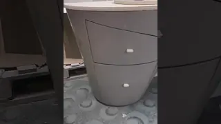 Luxury Modern Dressing Table with LED Mirror