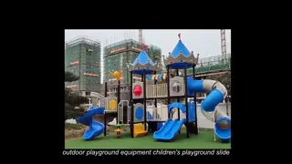 High-quality LLDPE plastic + galvanized steel at a competitive cost outdoor playground equipment