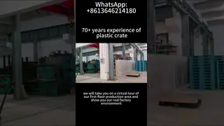 Plastic Crates Manufacturer Factory Tour  Injection Molding Production & Quality Control