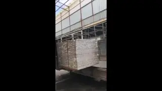 Aluminum honeycomb panels loading