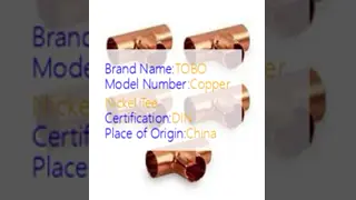 C70600 Copper Nickel Equal Tee Corrosion Resistant Fitting
