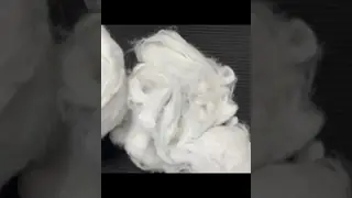 High-end high shrinkage and low melt cotton fiber