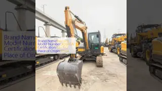 XE60GA 6 Ton Mini Excavator High Efficiency Construction