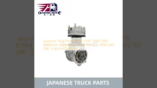 HINO 500 J08C Air Compressor Pump 80MM High Performance