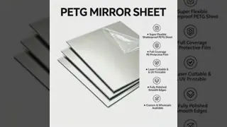 PETG mirror sheet with protective film