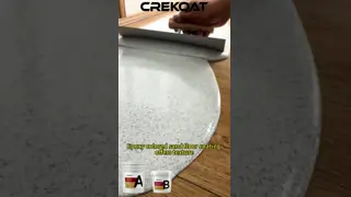 Ever seen a floor that literally glows? This is epoxy colored sand floor paint.