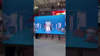 all-in-one LED conference display integrates screen, control system, speakers, and camera into one s