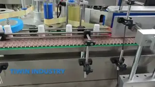 Round Bottle Labeling Machine #labelingmachine     #tiwinindustry   #machine  #demo  #howitworks