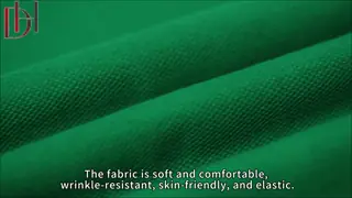 Premium Double Yarn Cotton Rib Fabric for Polo Shirts
