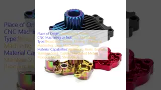 Custom CNC Precision Stainless Steel and Copper Parts