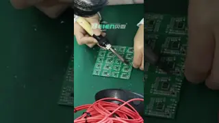Headphones soldering process  #headphones #supplier #manufacturer #wholesale #call center headset
