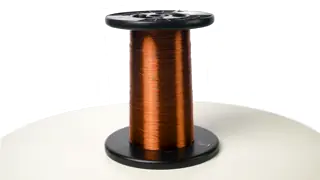Brown Enameled Rectangular Wire