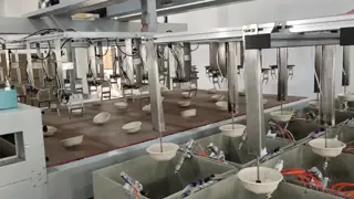 24-Station Spin Coating Line&Precision Barrier Coating Line for Pulp Molded Packaging