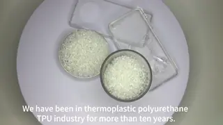90A 95A grade Thermoplastic Polyurethane TPU raw material for injection and extrusion products.