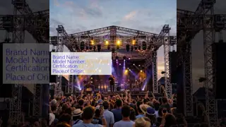 Heavy Duty Aluminum Stage Platform 800kg Load Capacity