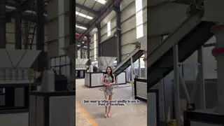1000 model shredding, crushing and sorting production line