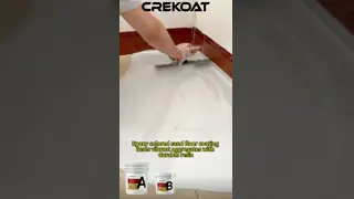 What is epoxy colored sand floor paint? A material that lays luxury right on your floor.
