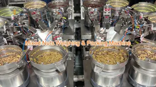 Automatic Mixed Nuts & Fruit Muesli Weighing Packing Machine with Multihead Weigher