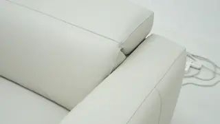 Modern Dual Motor Recliner Sofa Space Saving Comfort