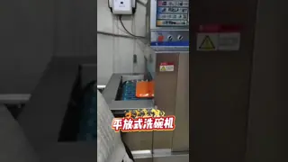 Site Operation of Flat Dishwasher