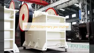 PE1200 1500 Jaw Crusher High Capacity Primary Crushing