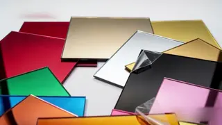 Multi color acrylic mirror sheet