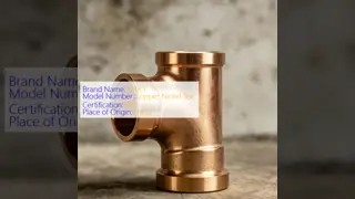 Durable Copper Equal Tee Pipe Fittings ANSI JIS DIN Standard