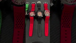 Colors Tonneau Skeleton Automatic Watch Display & Wearing Test
