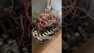 Waste wires, crushing separator machine