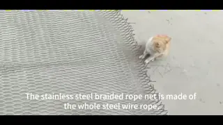High Load Bearing Stainless Steel Wire Rope Safety Net