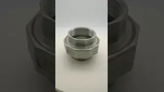 Stainless Steel Union #plumbingfittings #pipelining #pipeing