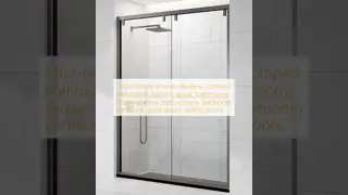 Premium Stainless Steel Glass Shower Hinge 100KG