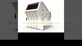 PF1007 European Impact Crusher Small Scale Aggregate Solution