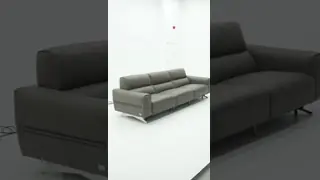 Modern Recliner Sofa with Smooth Power Motion and Clean Lines – Washable