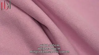 Premium 410GSM Cotton Hoodie Fabric for Custom Apparel